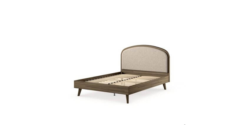 Saunders Bed | Feather & Black